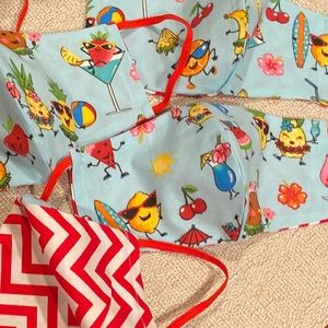 Hand Crafted | Accessories | Funny Fruit Cocktails Face Mask | Poshmark